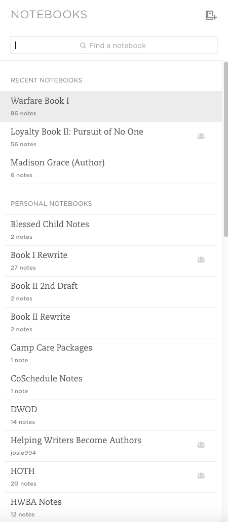 How to Use Evernote to Organize Your Writing – Madison Grace (Author)